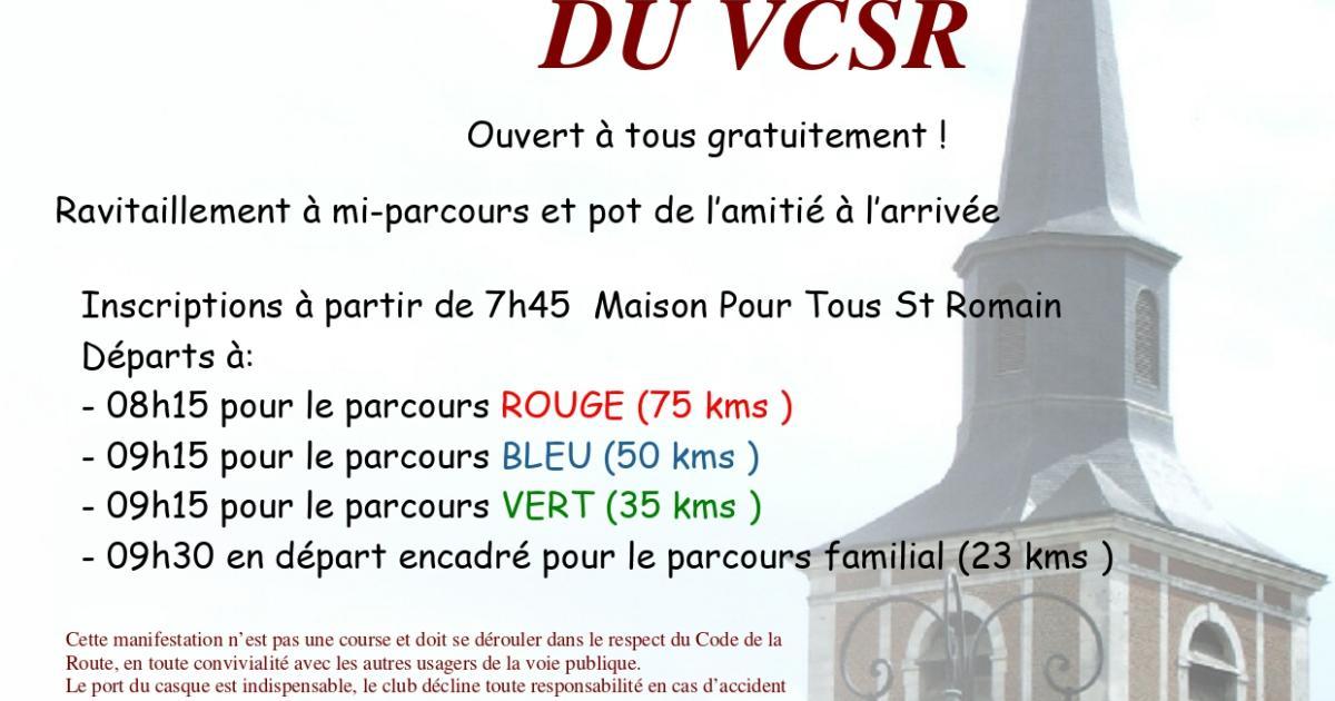 Tour Cyclo du VCSR 2023 | Saint-Romain-de-Colbosc